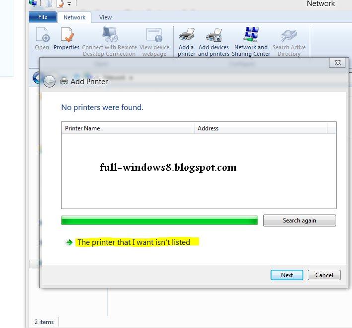 Tips And Trick Windows 8: How to add local printer or network printer ...