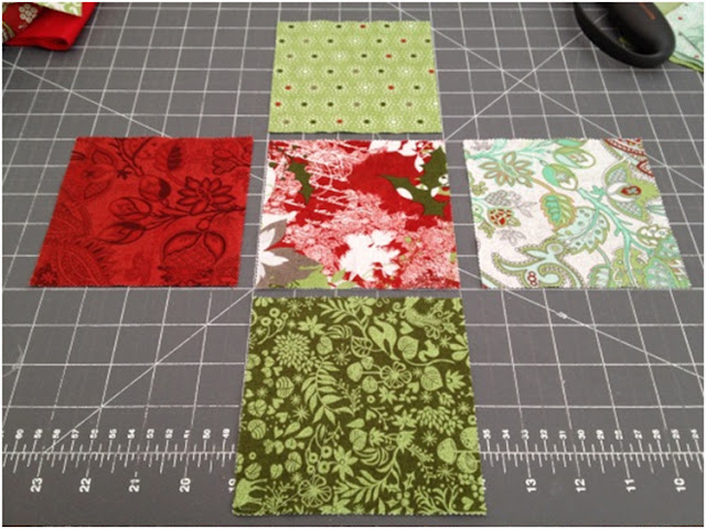 Fabric Mill: Holiday Mug Rug Tutorial