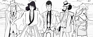 Lupin da colorare / Colouring Lupin
