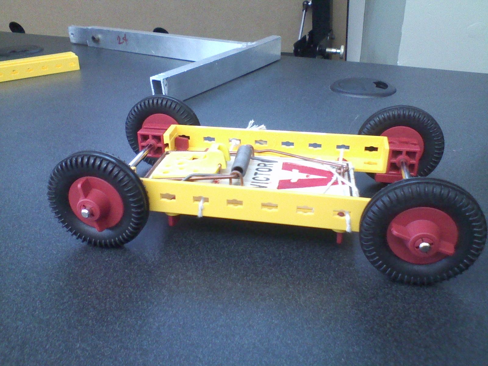 Isabel's Principles of Engineering: Mouse-Trap Race Cars!