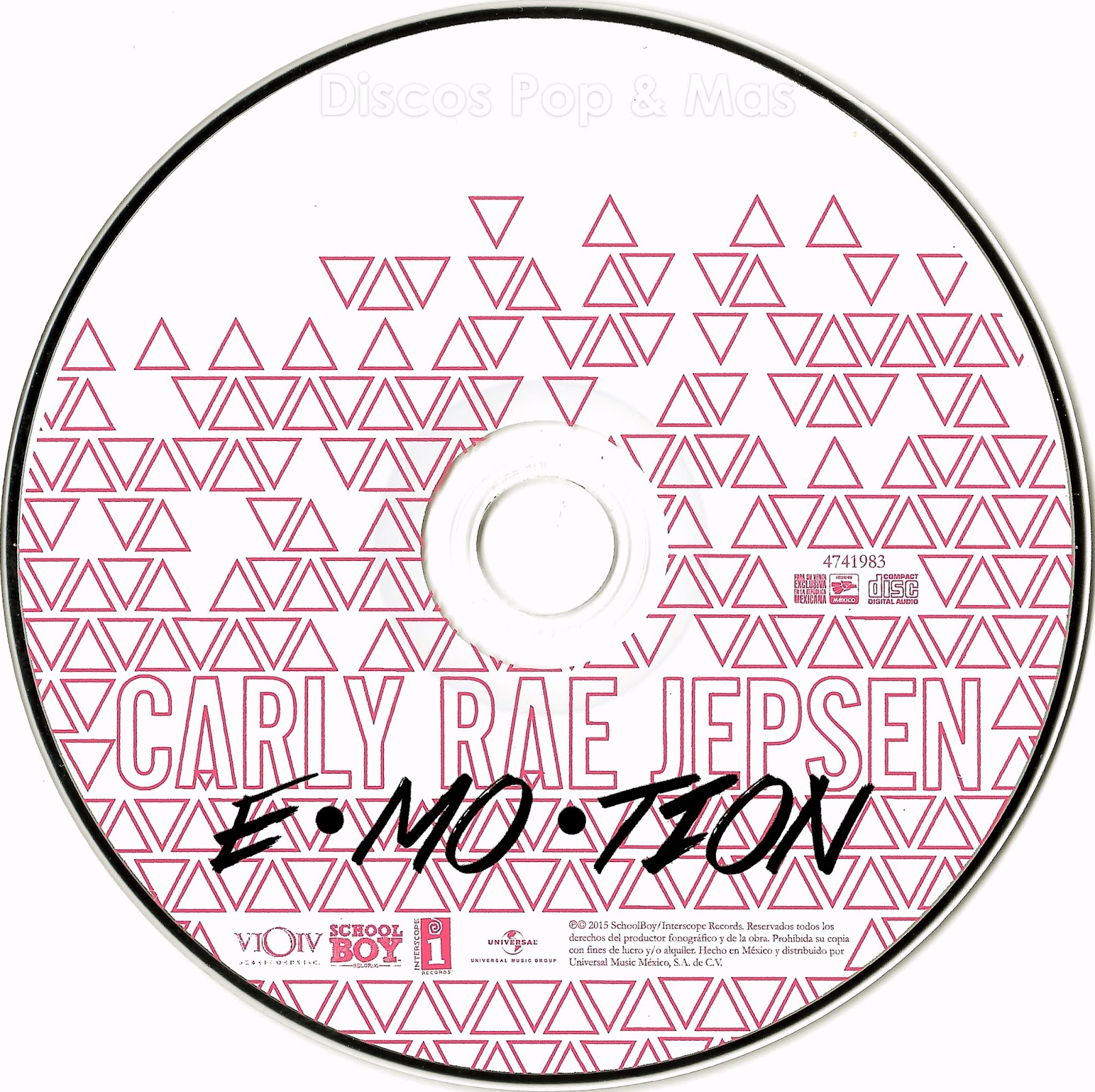 Discos Pop & Mas: Carly Rae Jepsen - Emotion