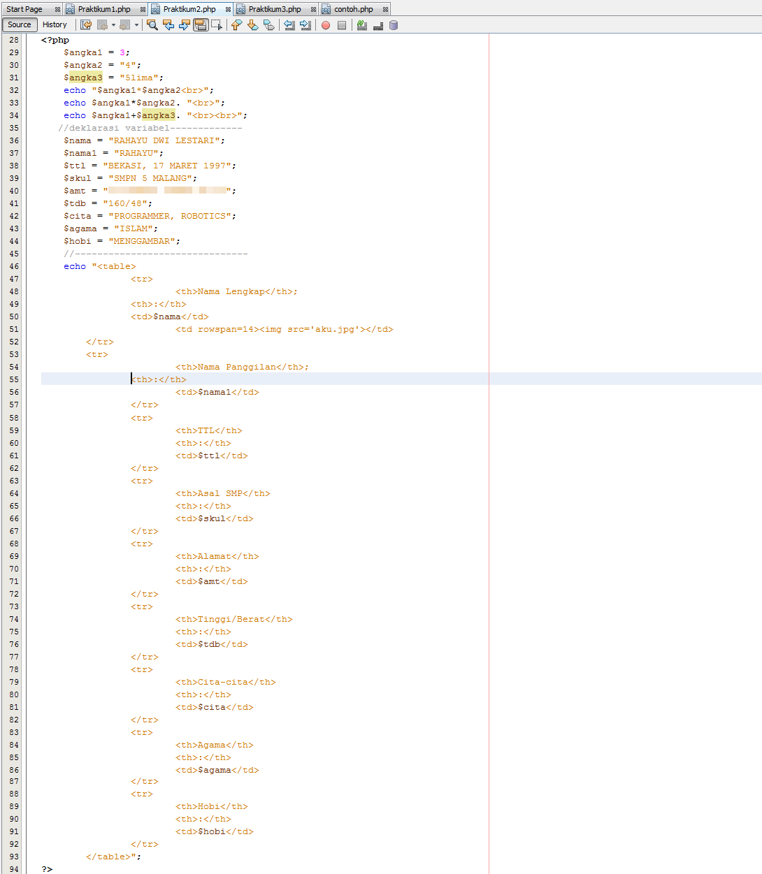 Monochrome 世界: Belajar PHP [ Belajar dengan Variabel serta Membuat ...