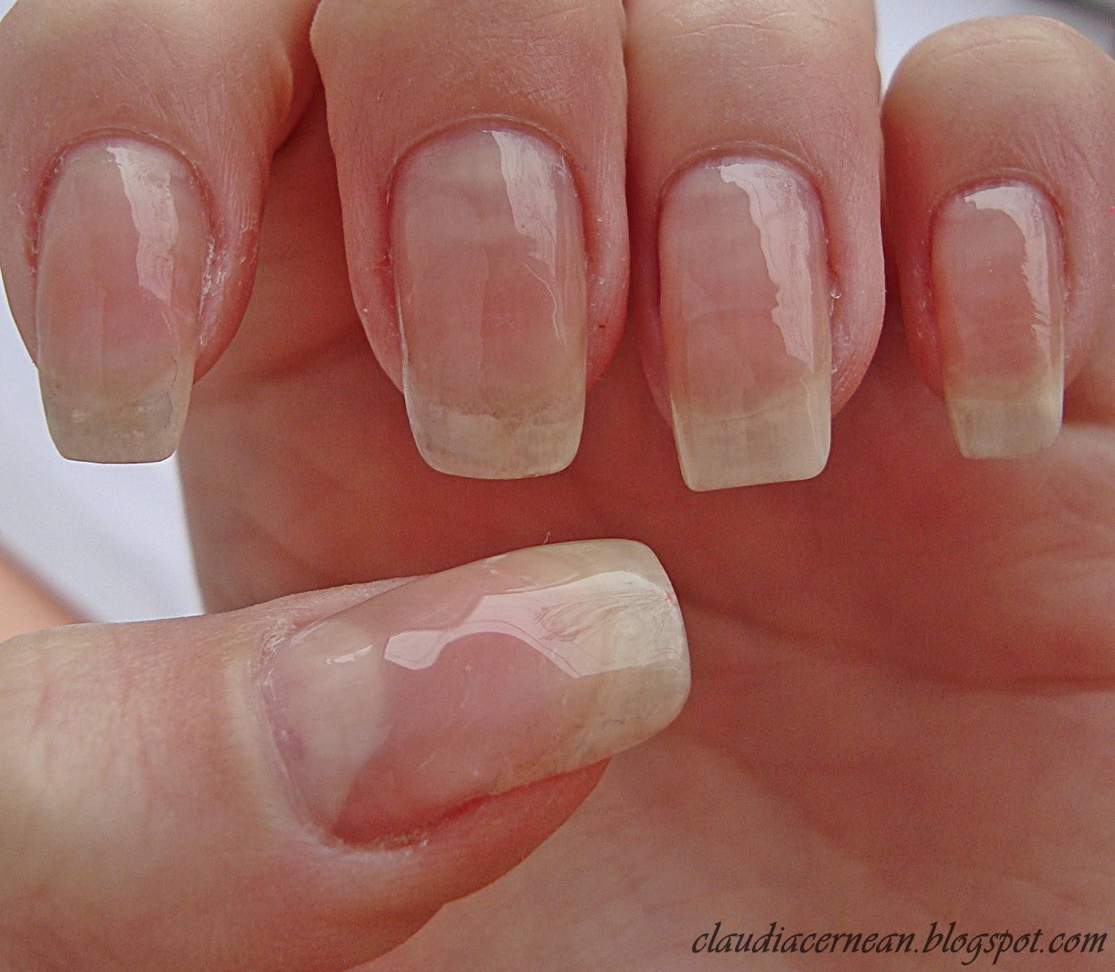 Nails Art Tutorials: Unghii cu Guler - Collar Nails