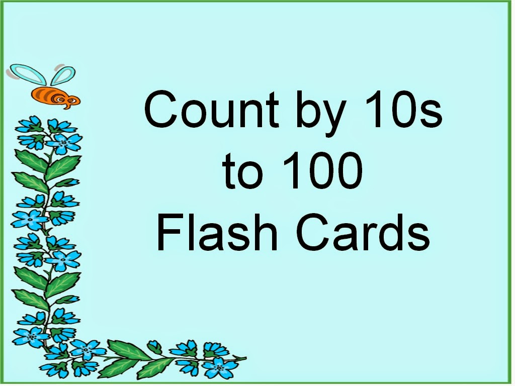 Student Survive 2 Thrive: Skip Count by 10s to 100 Flash Cards
