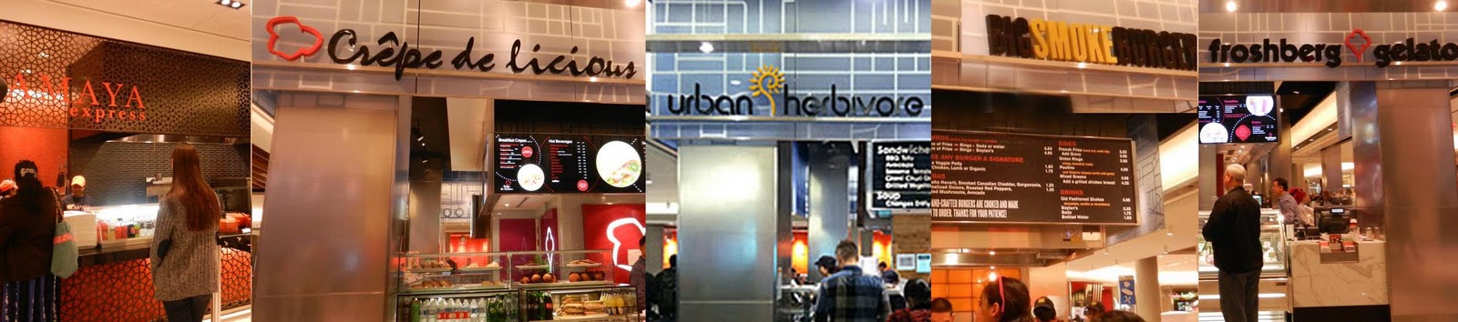 Dining Experiences in Toronto: Urban Eatery in Eaton Centre
