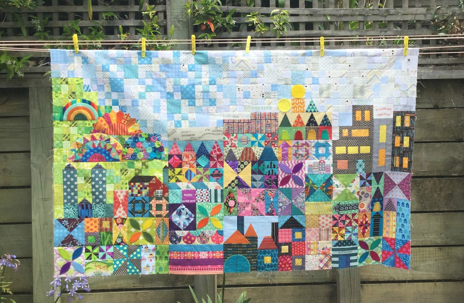Wendy's Quilts and More: My Small World top is finished