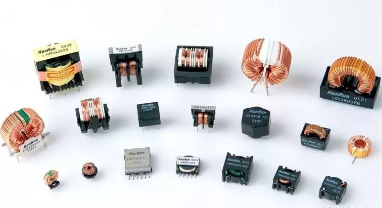 What are the common electronic components