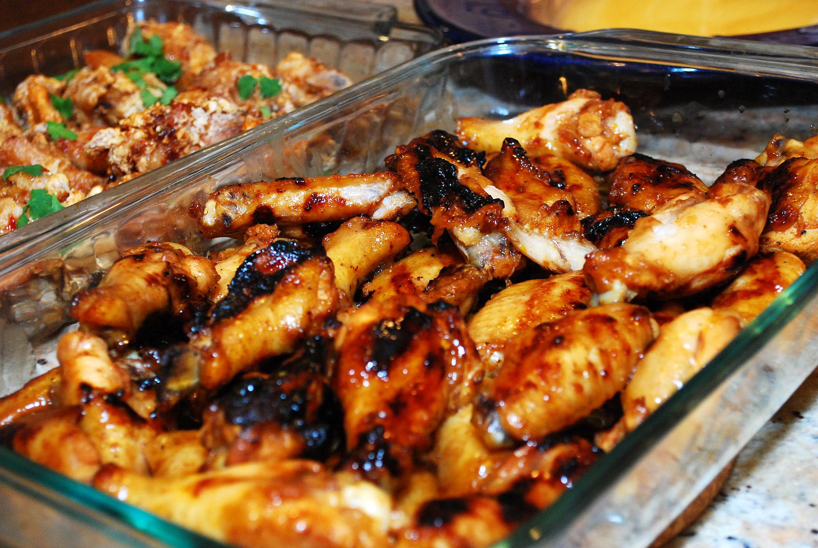 Wilsons and Pugs: Chicken Wing Cook Off!