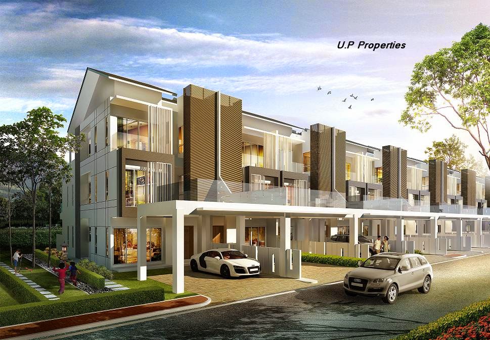 Landed Properties in Penang, Malaysia: 3 Storey Link House @Taman ...