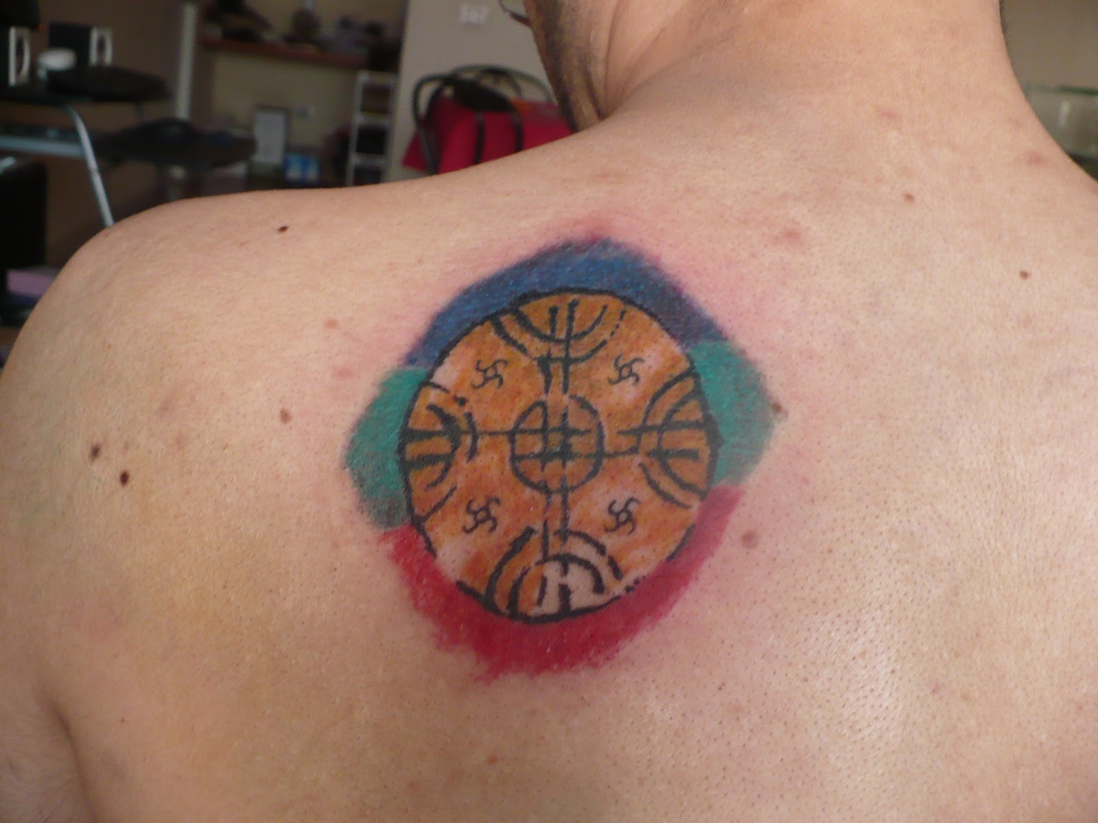 MSTGX Tattoo: Escudo Mapuche