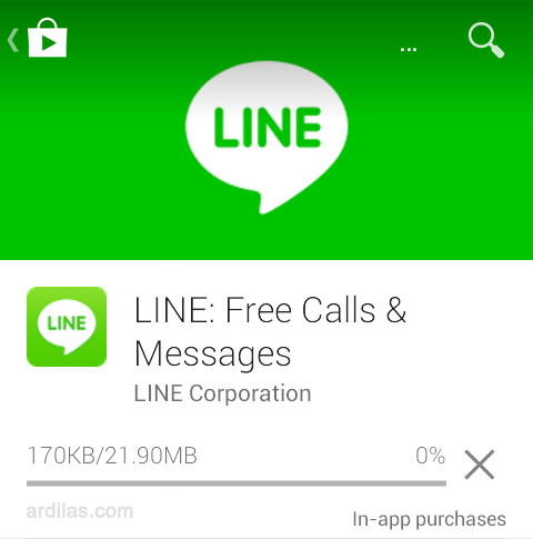 Cara Download & Install Aplikasi Line - Android ~ Duniaku Software