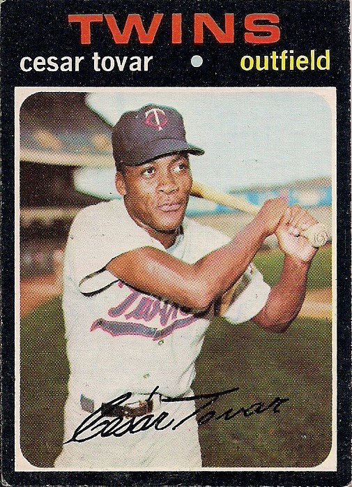 Topps 1971: no. 165 - cesar tovar