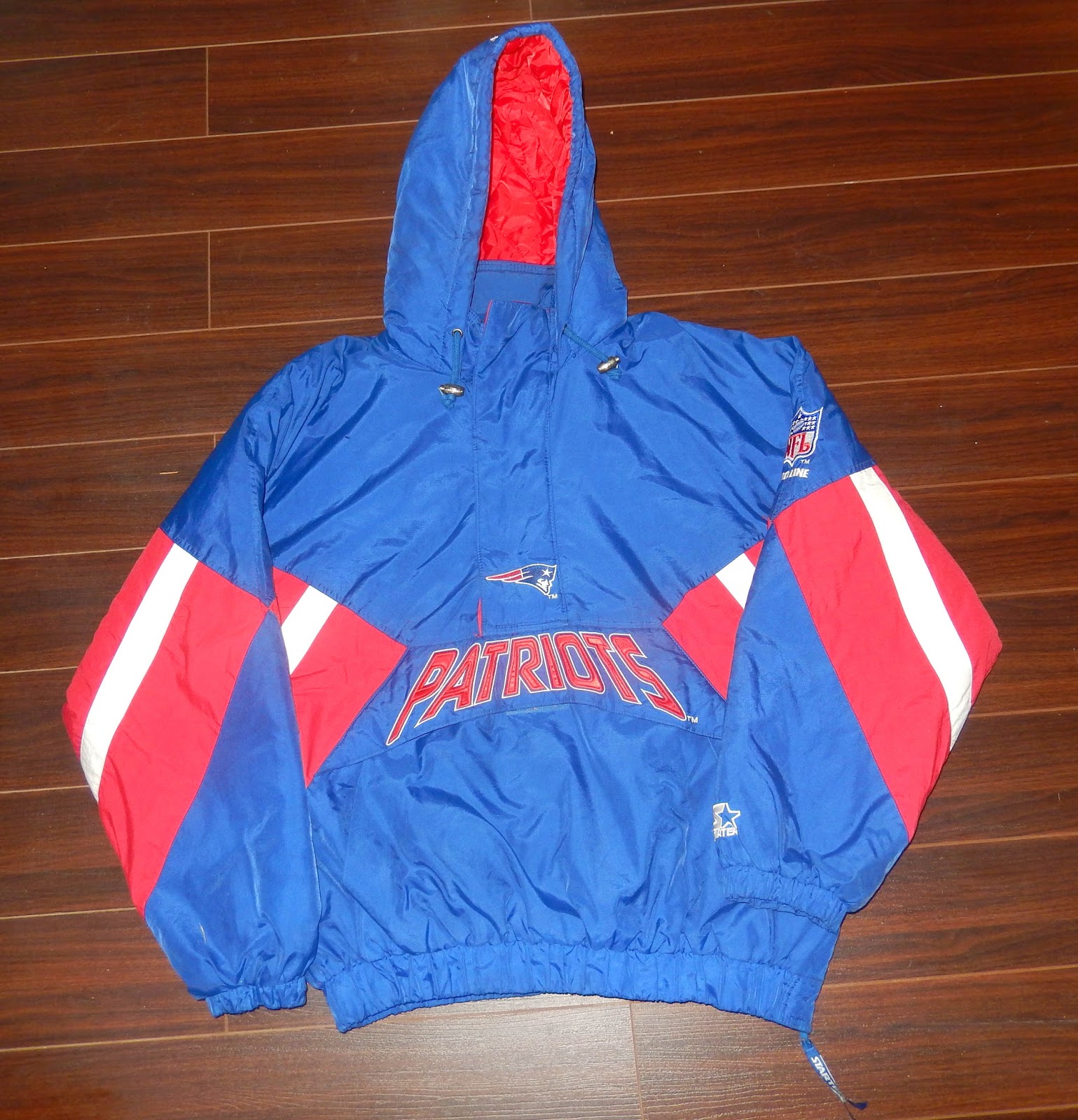 Vintage Sports Apparel: VIntage New England Patriots Starter Pullover ...