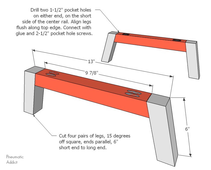 How to Build a Modern Dresser Bookshelf Combo | Pneumatic Addict
