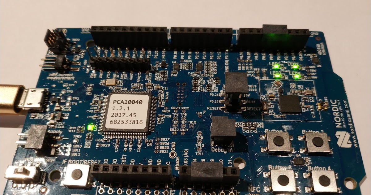 玩 nRF52832 - PCA10040 - S132 DK開發板