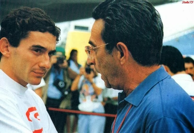 Ayrton Senna: A Frieza de Seu Milton da Silva, Pai de Ayrton Senna, Com ...
