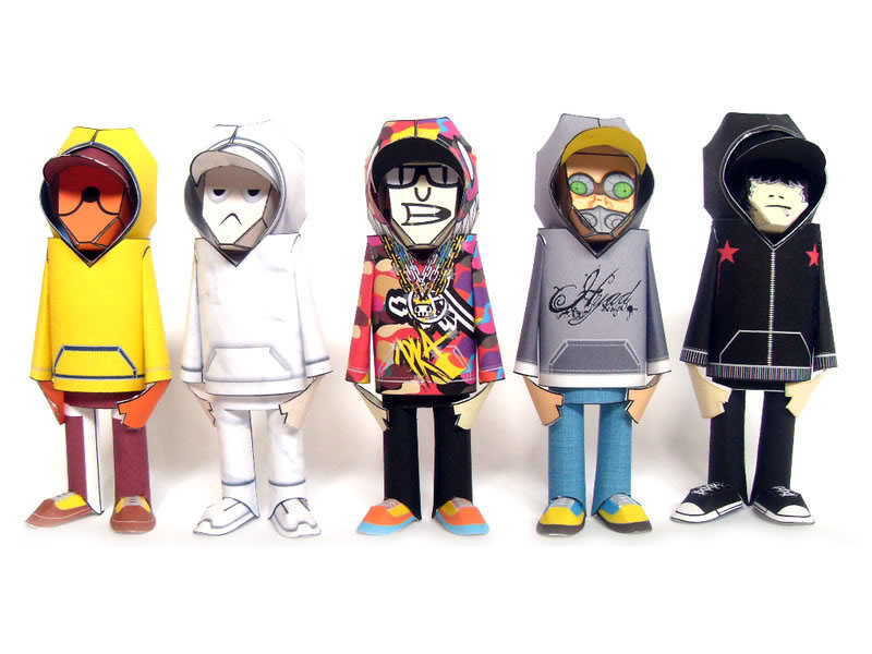 Hoody Paper Toys | Paperized Crafts