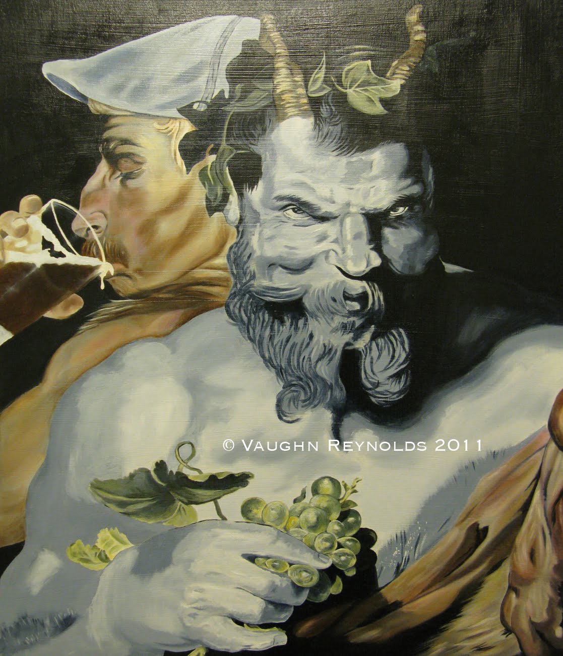 Vaughn Reynolds: Intermediate Painting / "Bacchus" "Banana Split"