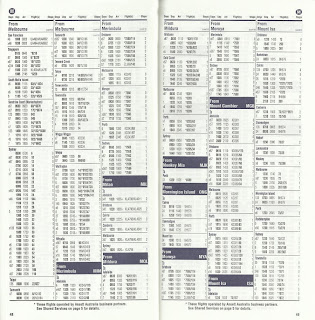 Airline memorabilia: Ansett Australia (1999)