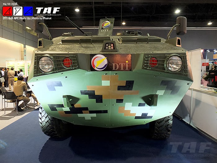 DEFENSE STUDIES: DTI Unveils Mock Up of Panzer Wheel 8x8