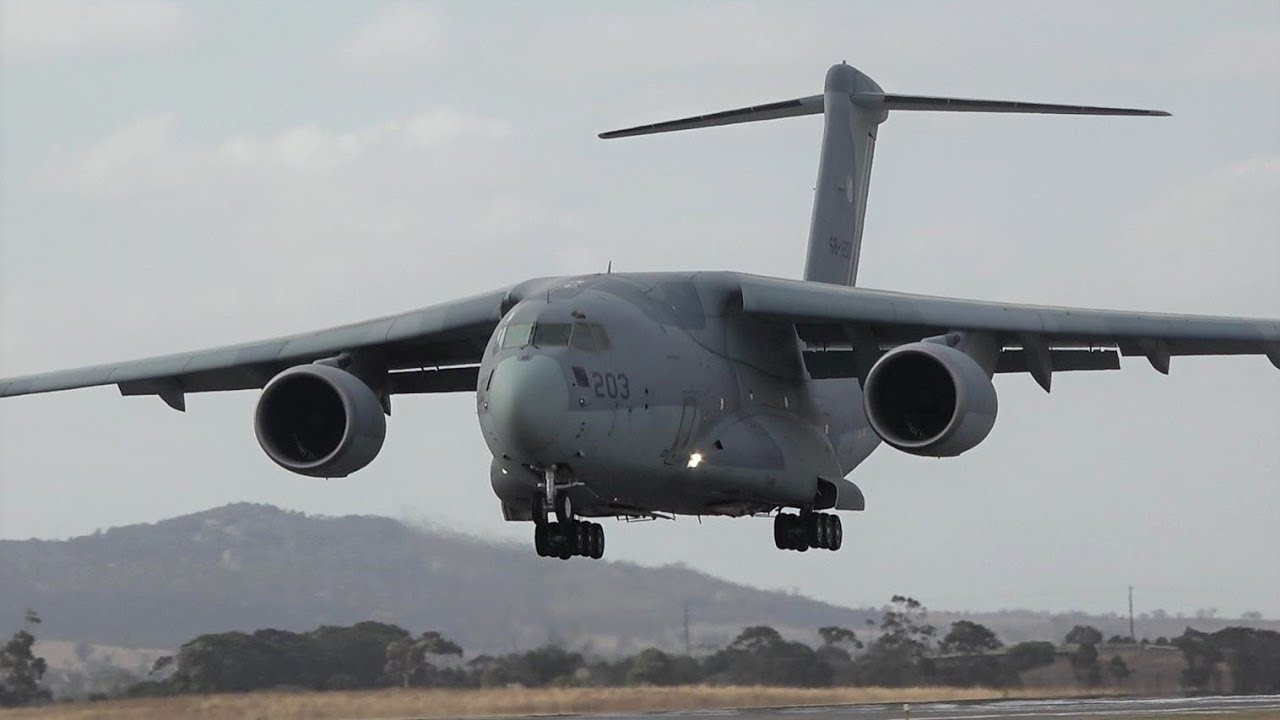 Japan's Kawasaki C-2 at 2019 Avalon Airshow