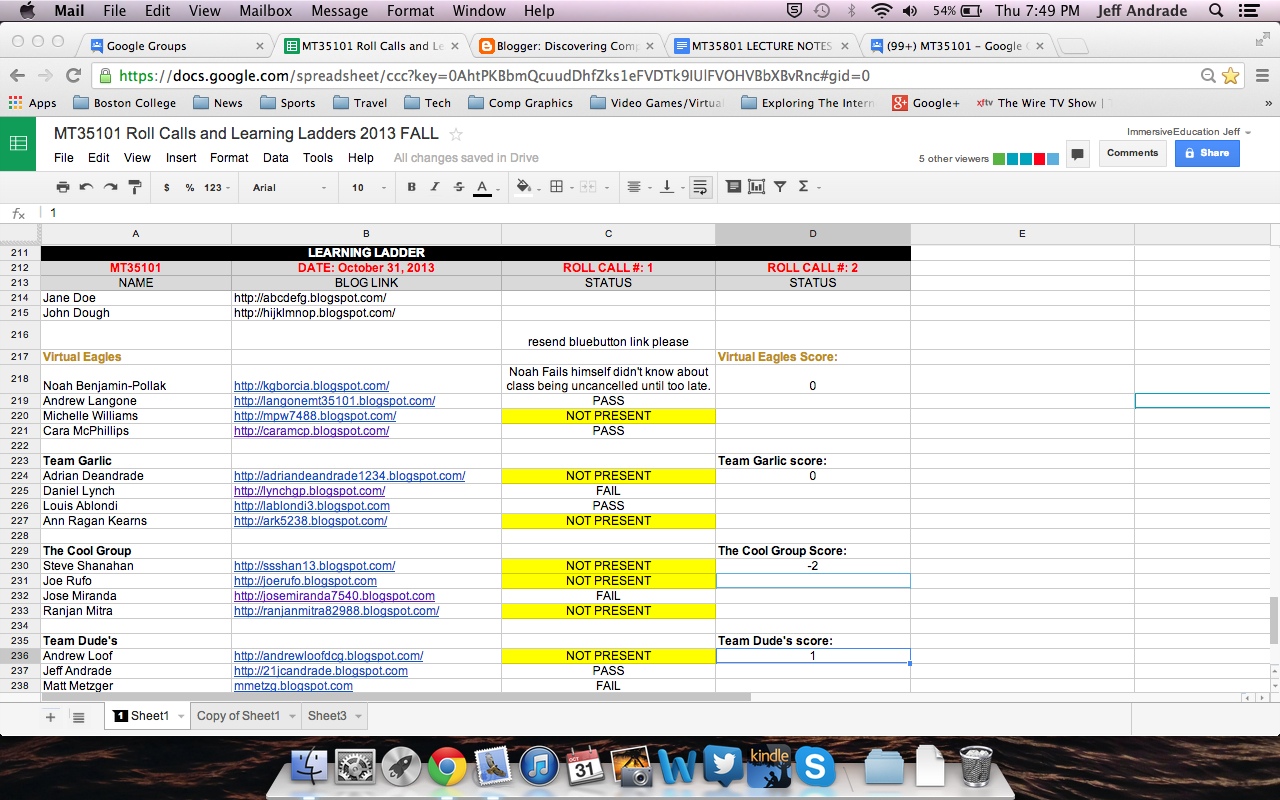 Discovering Computer Graphics Class Blog