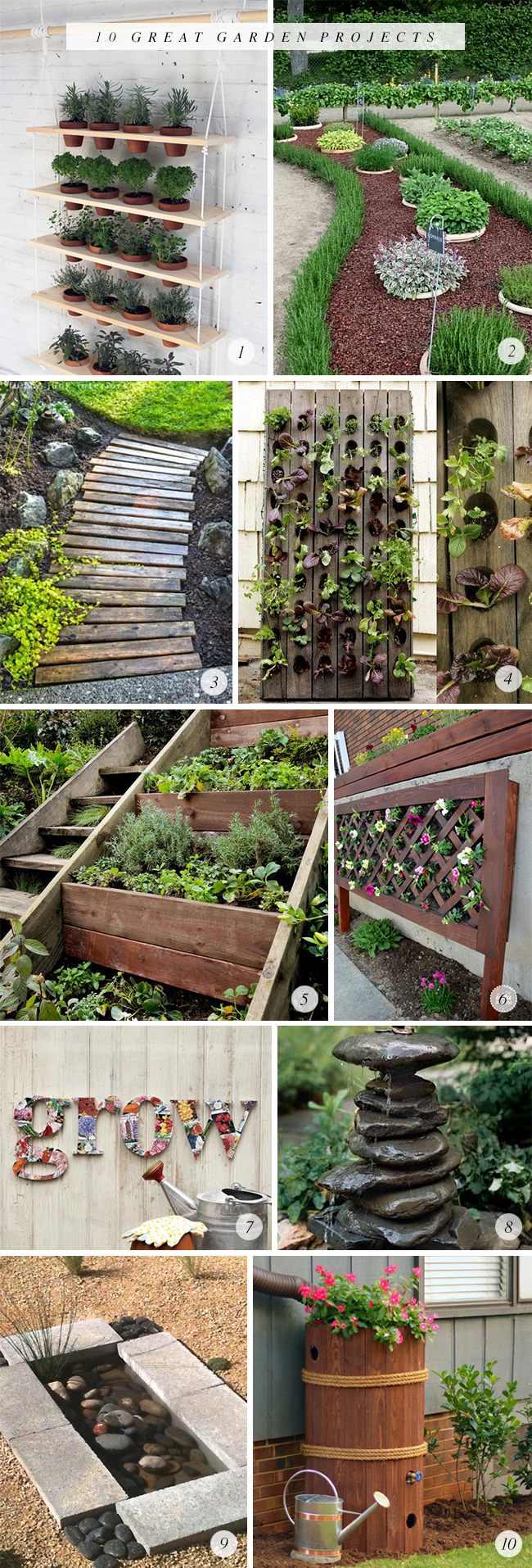 10 Great Garden DIY Projects | Bubby and Bean | Bloglovin’