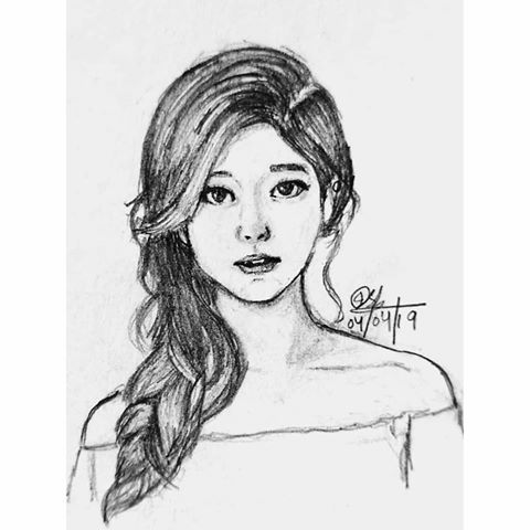 make your life happy: speed drawing twice-tzuyu