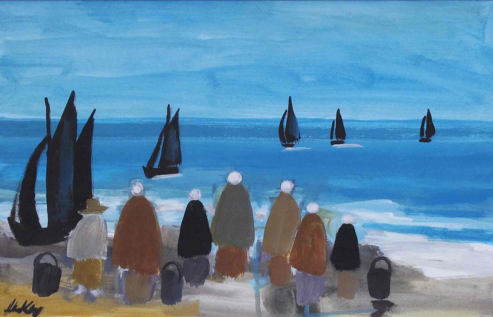 Markey Robinson | Expressionist /Primitive Naif painter | Tutt'Art ...