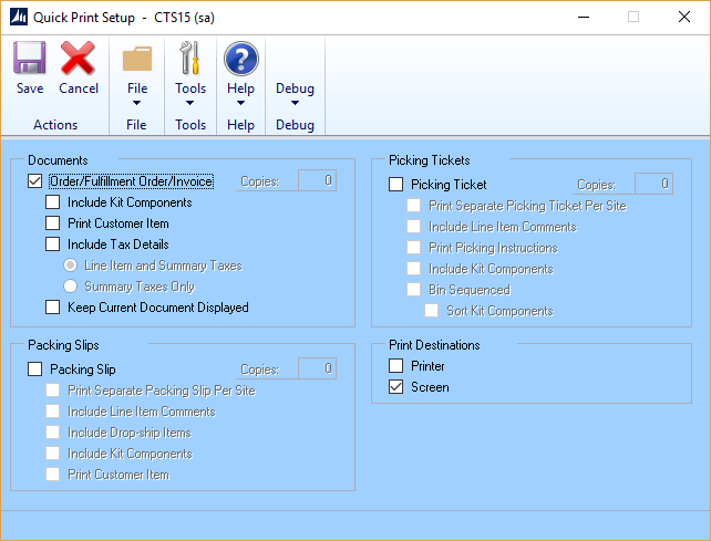 Revisiting: SOP Quick Print