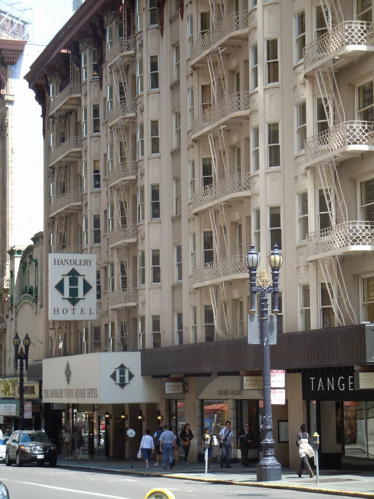 Layman's London: Handlery Union Square Hotel, Geary Street, San Francisco