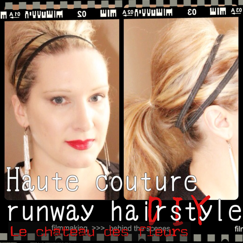 "Isabelle Thornton" Le Chateau des Fleurs: Haute couture runway hair ...