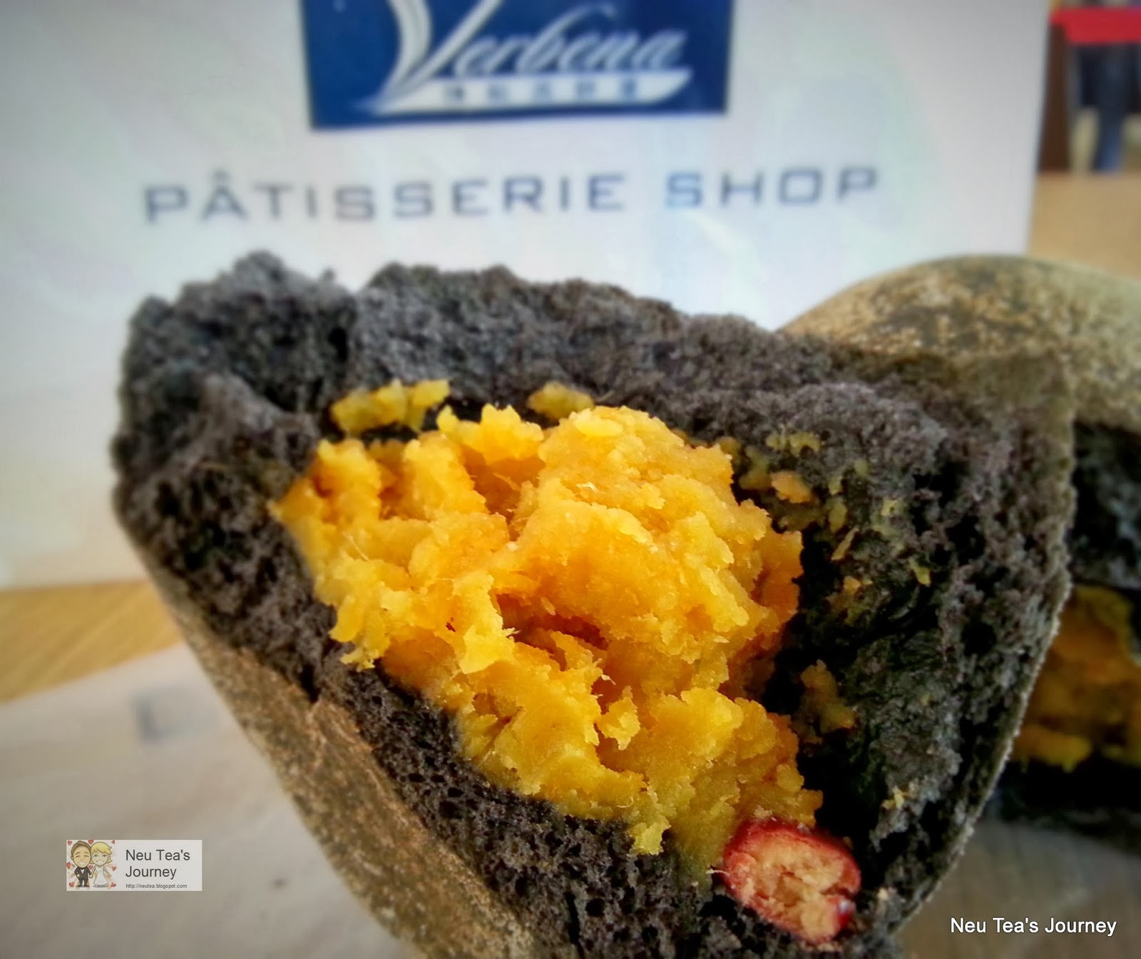 Neu Tea's Journey: Trying out new bread from Verbena Bakery in Kulai