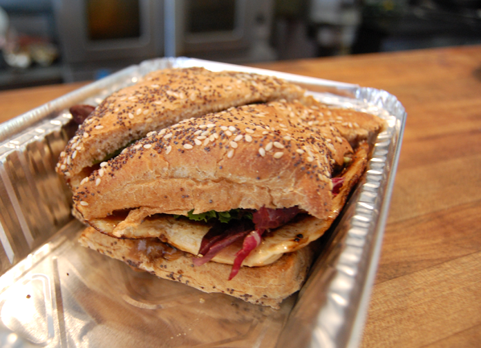 ROSTI TUSCAN KITCHEN: Grilled Chicken Breast Sandwich on Seven Grain Wheat ROSTI TUSCAN KITCHEN: Grilled Chicken Breast Sandwich on Seven Grain Wheat