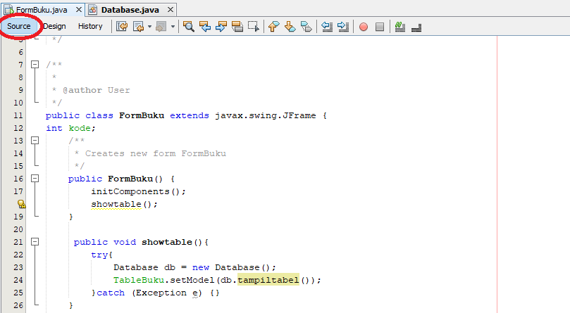 Koneksi Database Mysql dan CRUD Java NetBeans : Menampilkan Tabel Pada Form