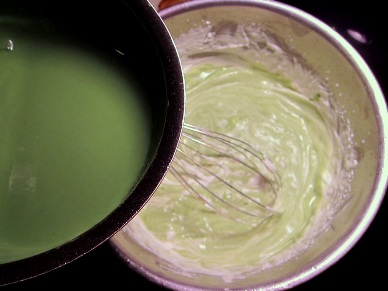 eat. drink. cook. enjoy.: green tea (matcha) custard mousse cake ...