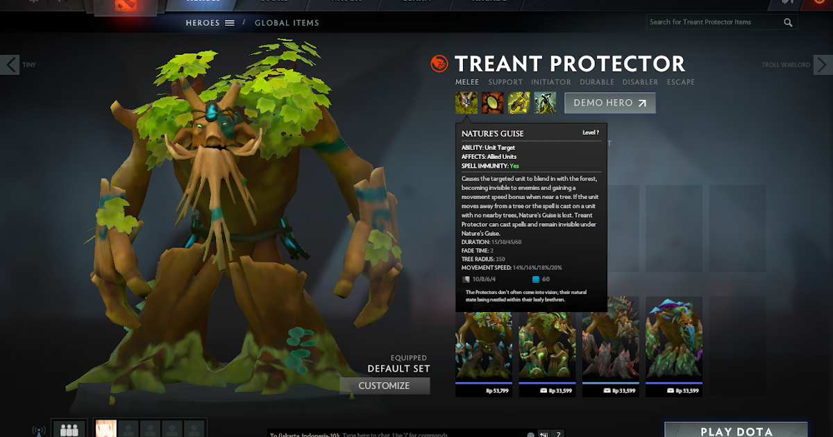 Hero Invisible ( Treant Protector ) ~ DotA 2 All Day.
