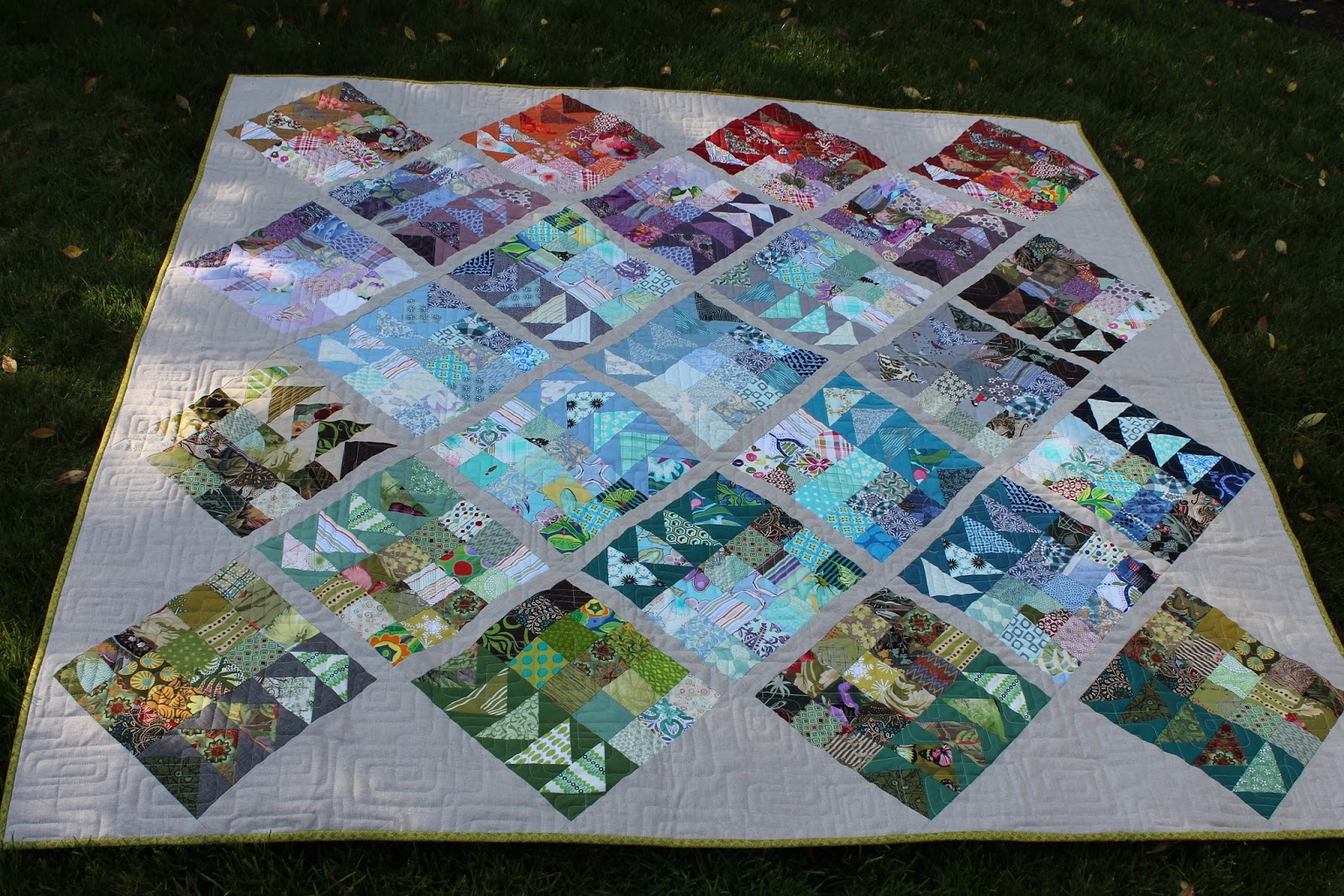 Quilting is more fun than Housework...: Oh Scrap! : Geese Migration