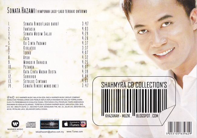 .: Gerbang Muzik Anda :.: Hazami - Sonata (Himpunan Lagu-Lagu Terbaik ...