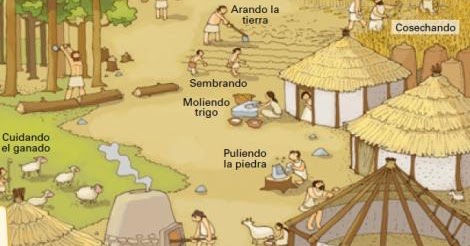 historia universal.: La aldea Neolítica