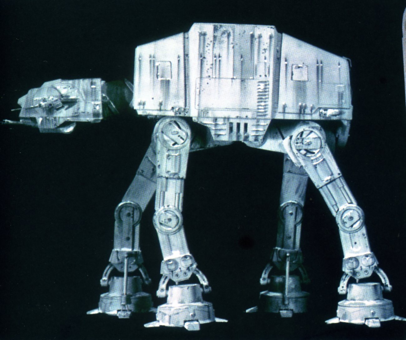 STAR WARS AFICIONADO WEBSITE: ILM CLASSIC IMAGE: THE IMPERIAL WALKERS ...