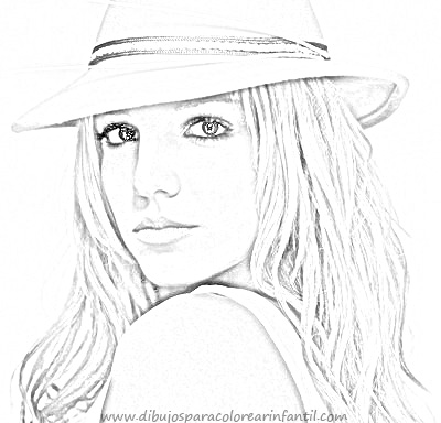 Britney Spear Coloring ~ Child Coloring