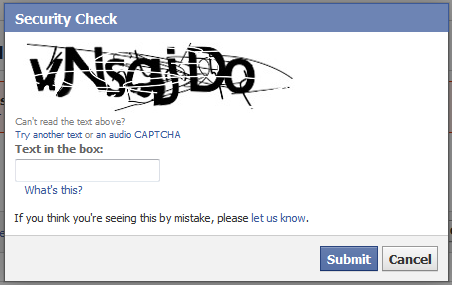 PwnDizzle: How to Bypass Facebook's Text Captcha