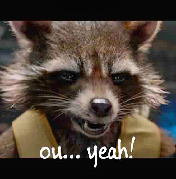 News: ouu yeah guardians of the galaxy rocket