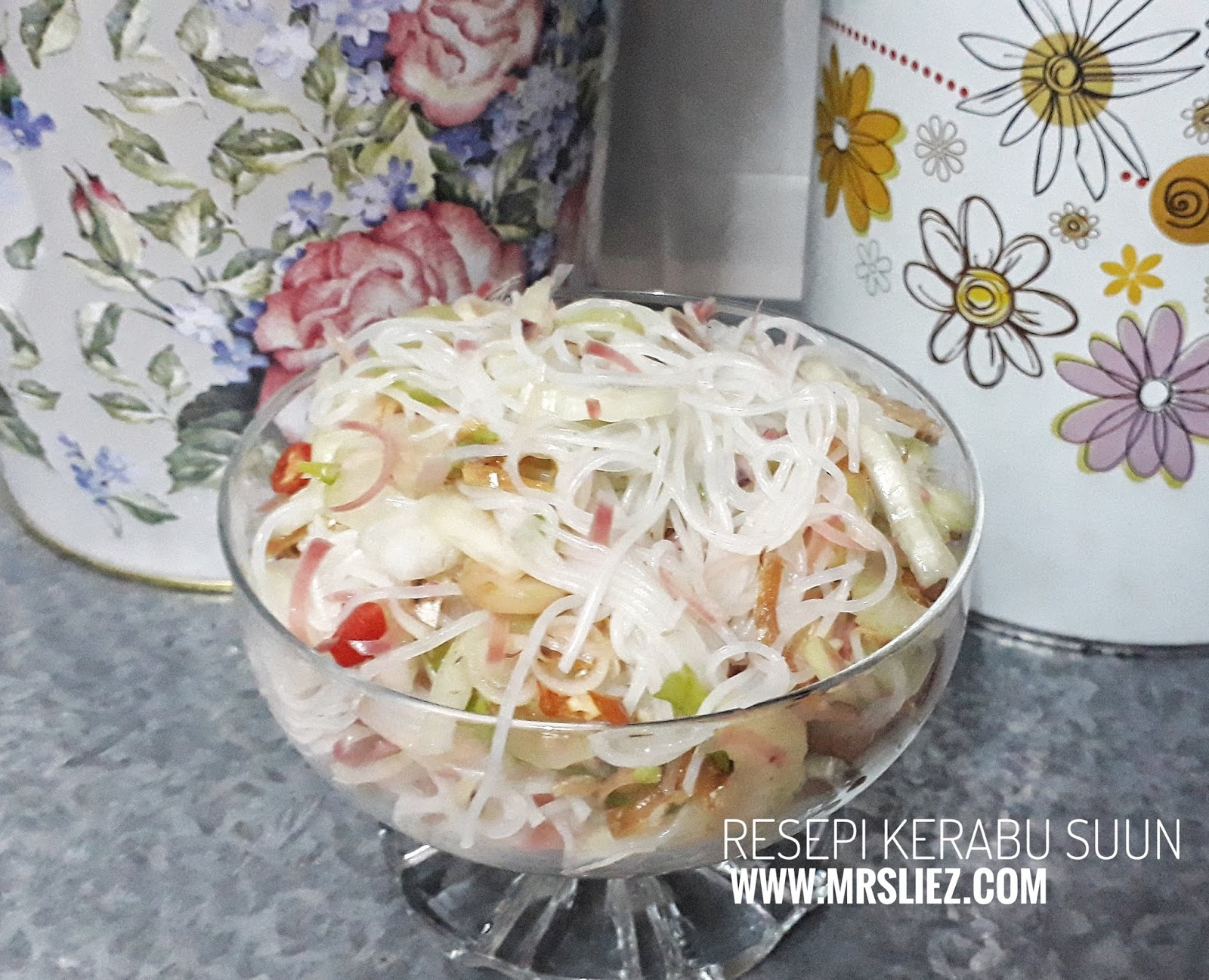 RESEPI KERABU SUUN MUDAH