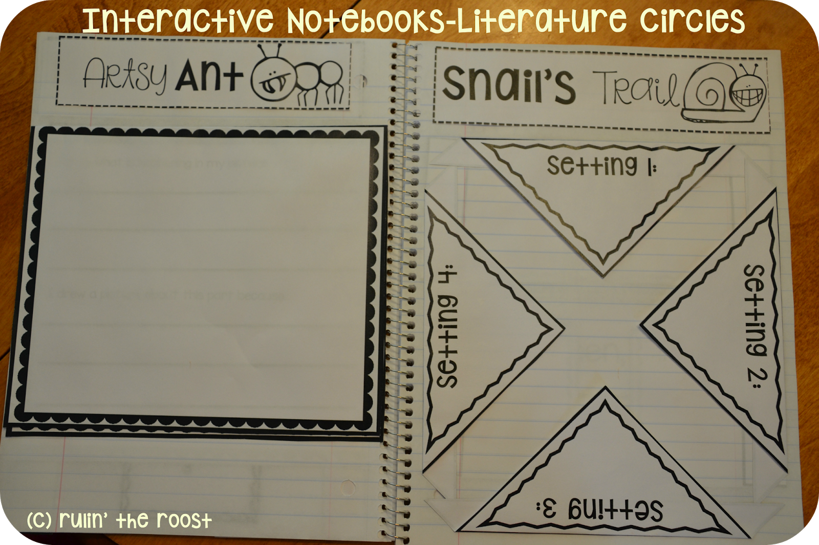 Rulin' The Roost: Literature Circles in Primary--Interactive Notebook ...