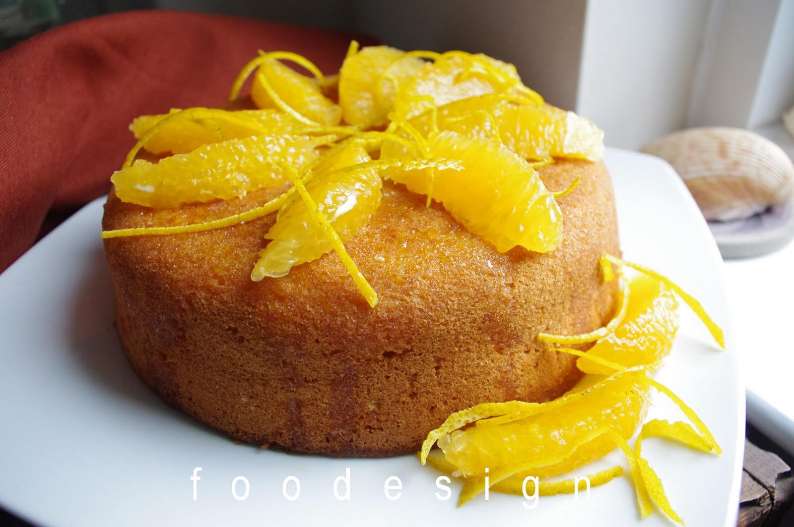 foodesign: orange cake