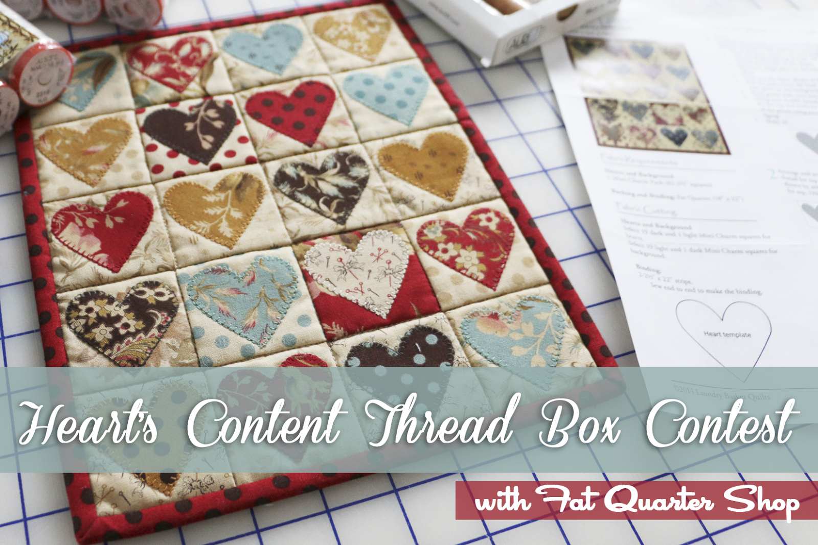 Fat Quarter Shop's Jolly Jabber: Heart's Content Thread Box Contest ...