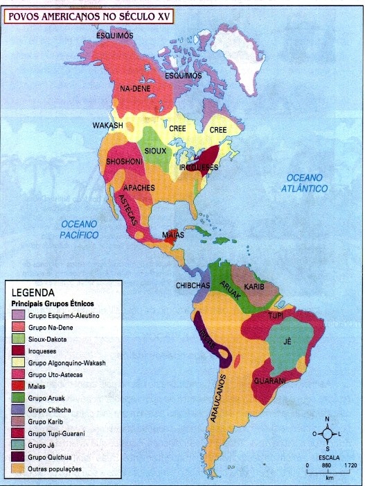 Quem? Onde ? Quando?: Ameríndios, antes e agora.