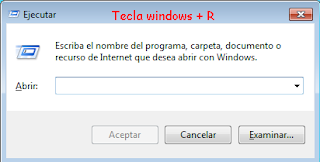 1gb de información: Comando ejecutar en el inicio